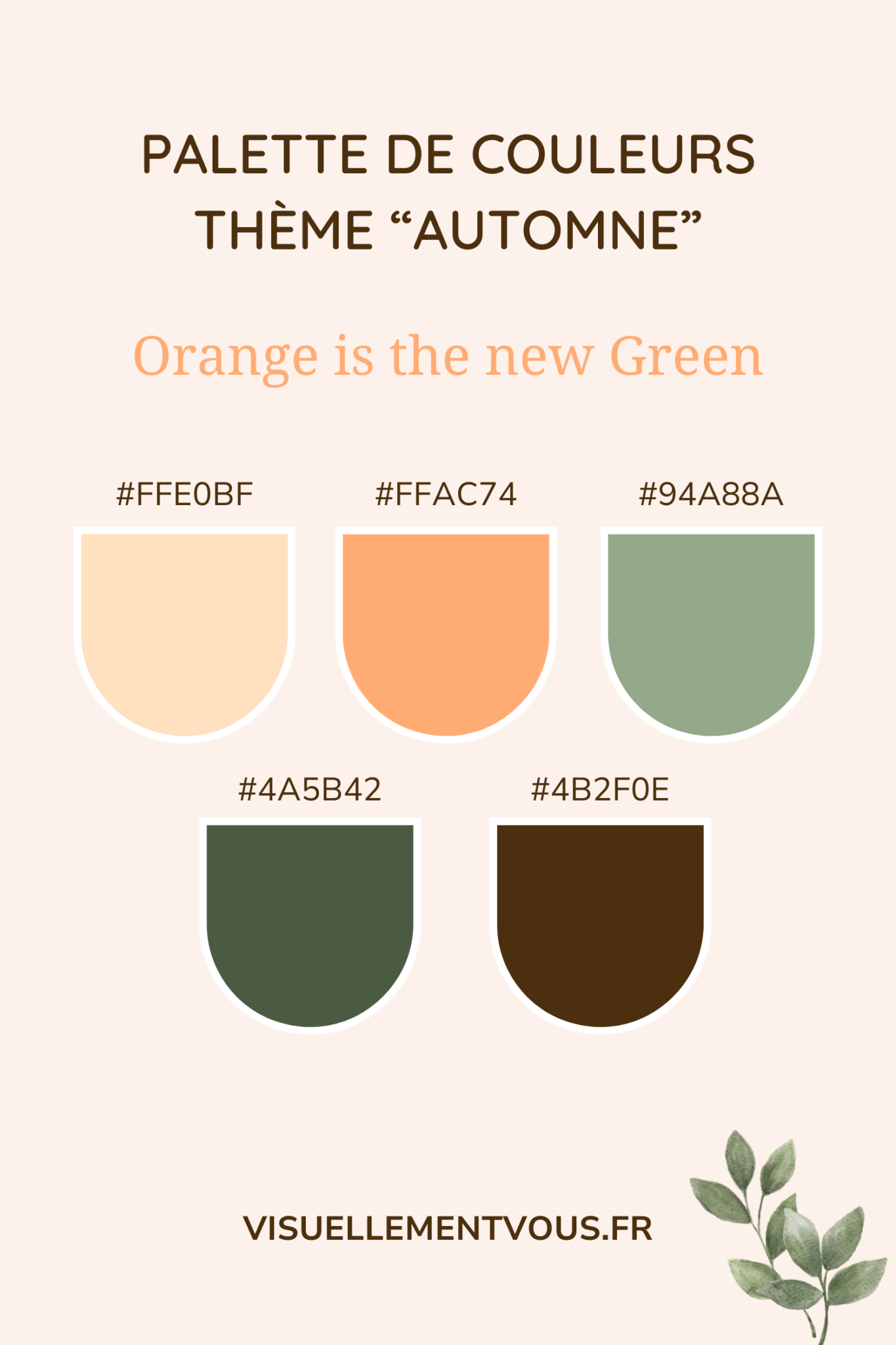Visualchimie » 10 palettes de couleurs inspiration automne - Visualchimie